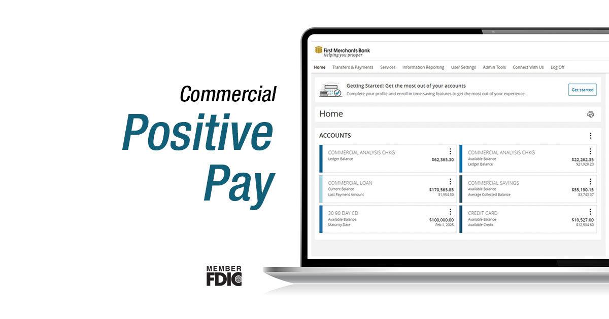 Positive Pay Exception Management | First Merchants Bank