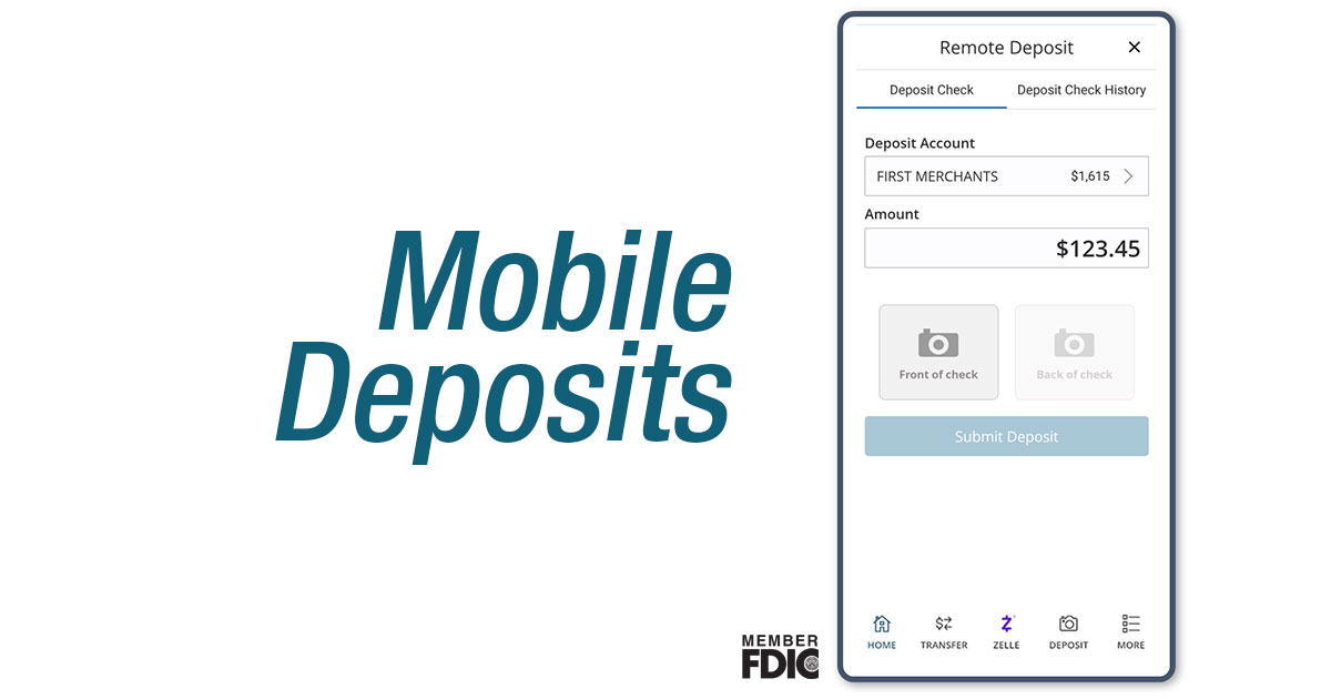 Introducing Mobile Deposit | First Merchants Bank